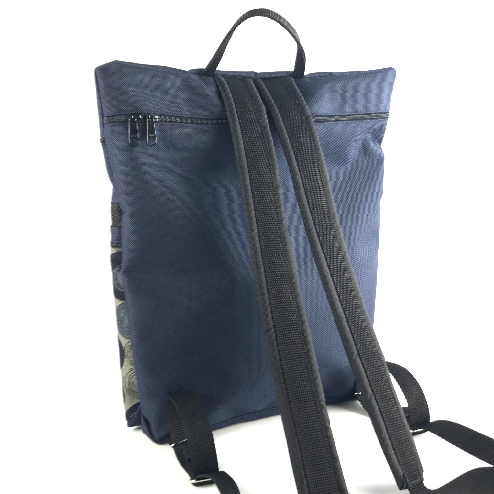 Transit Large Laptop Organizer Backpack Purse in Nylon with Fabric Acc ...